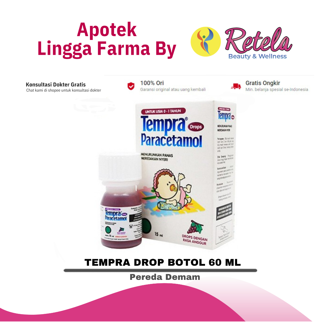 Jual TEMPRA DROPS 80 MG/0.8ML BOTOL 15ML | Shopee Indonesia