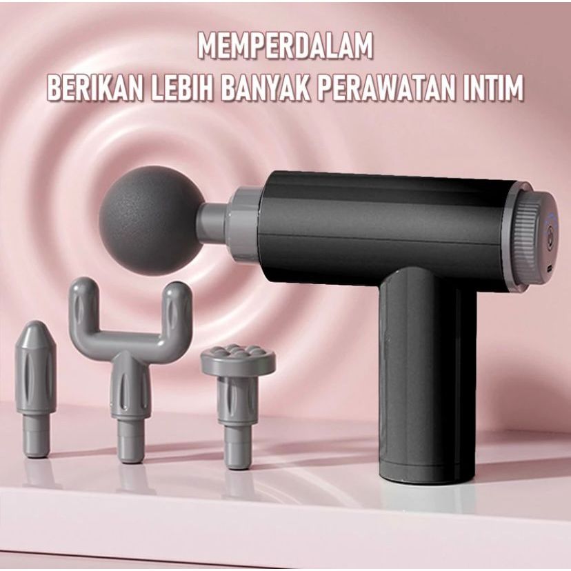Jual Alat Pijat Terapi Getar Otot Rechargeable VERSI Kecil Mewah Mini ...