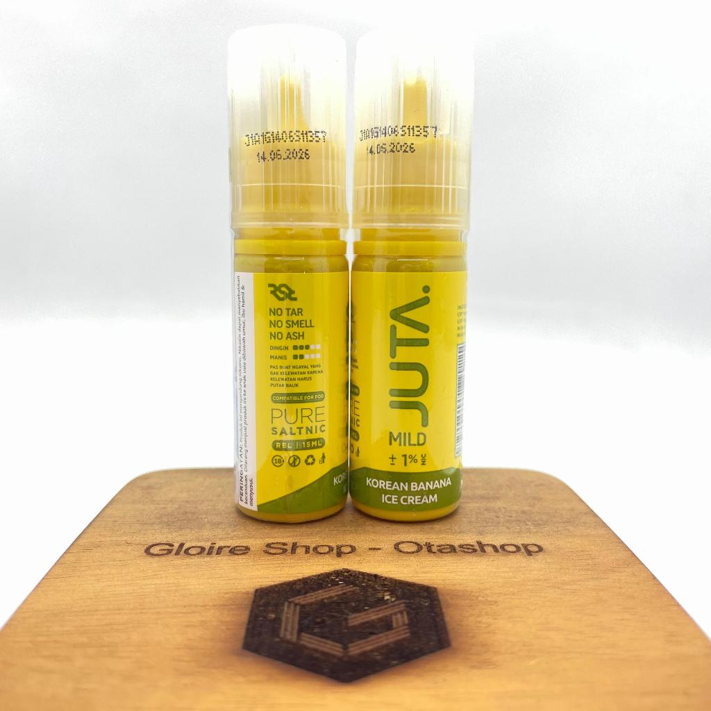 Jual SALT - Juta Mild KOREAN BANANA ICE CREAM 15ML by Rsr Brew Liquid ...