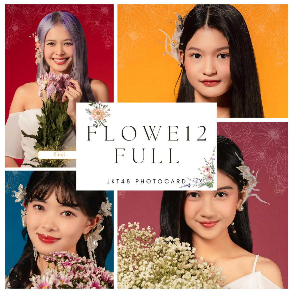 Jual PHOTOCARD JKT48 FLOWE12FUL (HARGA 50 PCS + LAMINASI 2 SISI) MOON JPOP CARDS IDOL UNOFFICIAL ...