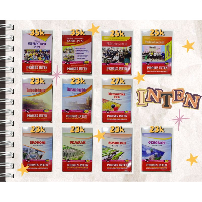 Jual Modul/Buku INTEN Persiapan SNBT-PTN | Shopee Indonesia