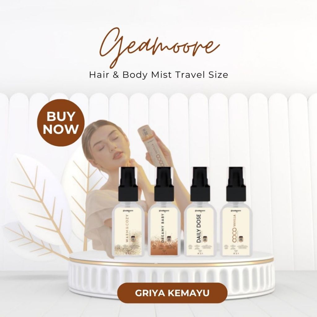 Jual Geamoore Hair And Body Mist Travel Size 120ml Parfum Badan | Shopee Indonesia