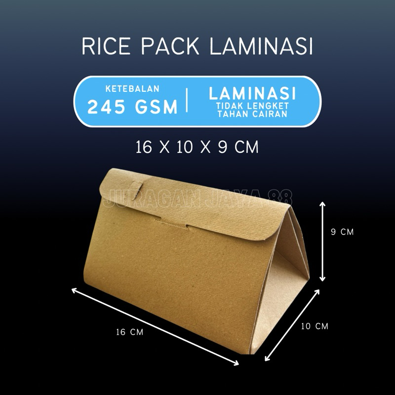Jual Paper Rice Pack (Full Laminasi Bagian Dalam) Ketebalan 245gsm ...
