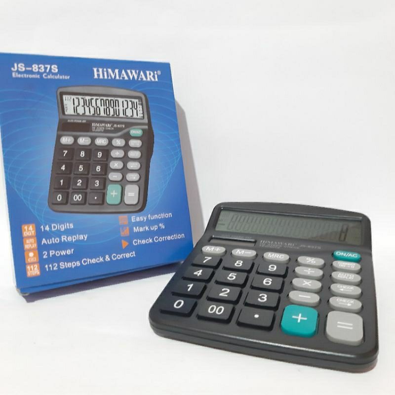 Jual KALKULATOR ELEKTRONIK 14 DIGITS 112 STEPS CHECK & CORRECT CHECK ...