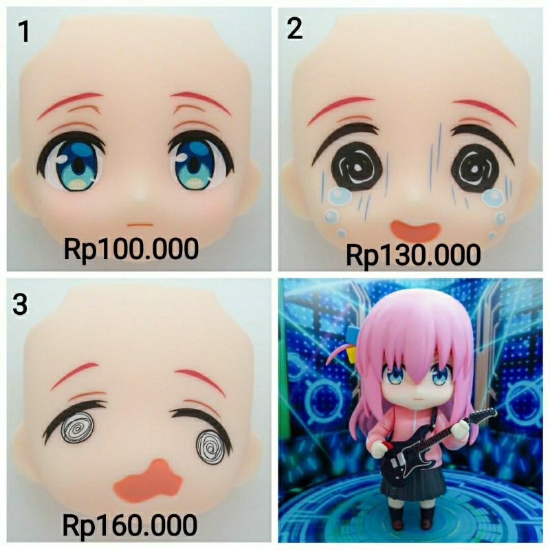 Jual 2069 Nendoroid Hitori Gotoh Faceplate Bocchi the Rock! Split Part ...