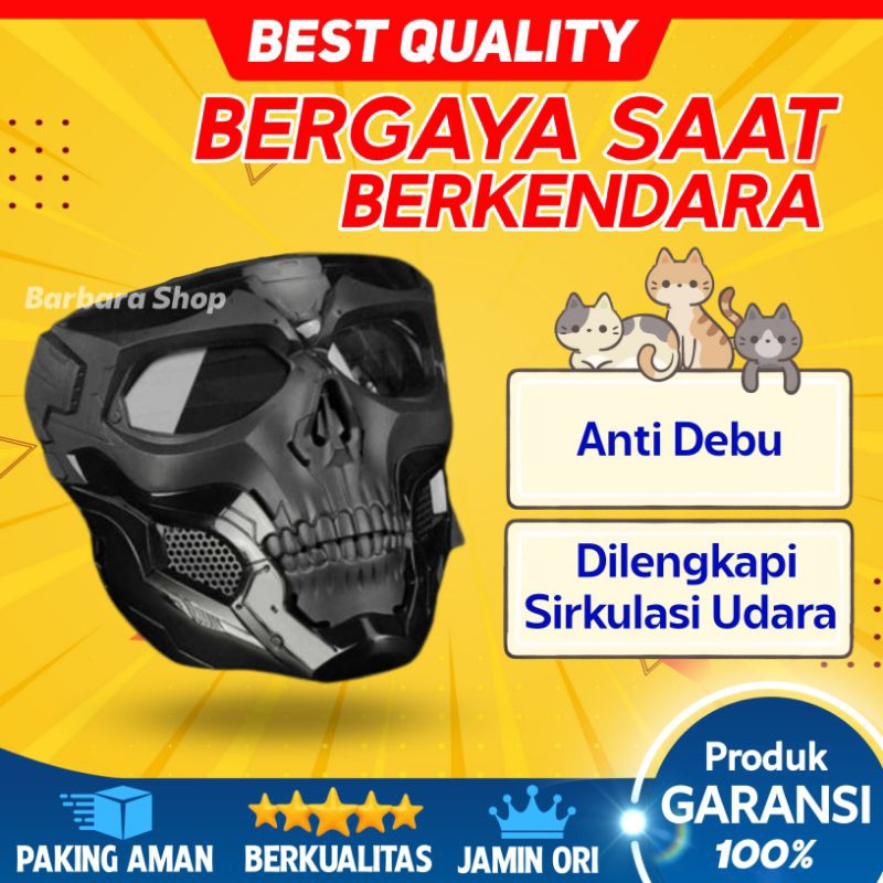 Jual Masker Motor Topeng Helm Kacamata Goggles Mask Motor Retro Full ...