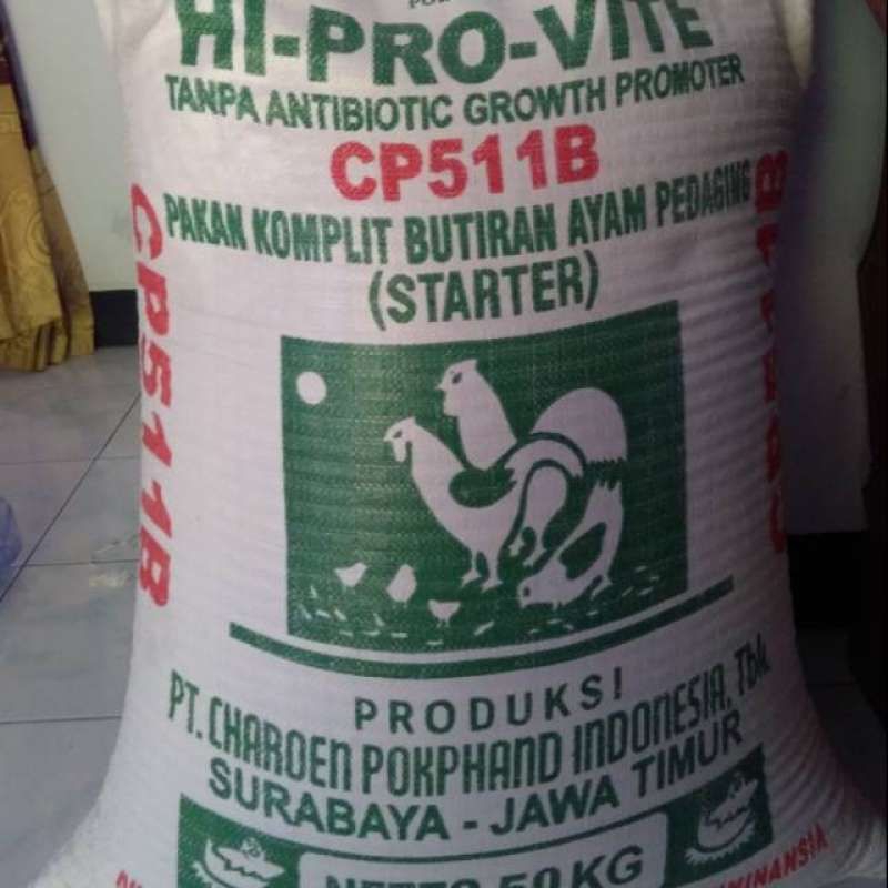 Jual Cp 511 Hi Pro Vite Pakan Ayam Pedaging Starter 15 Kg | Shopee Indonesia