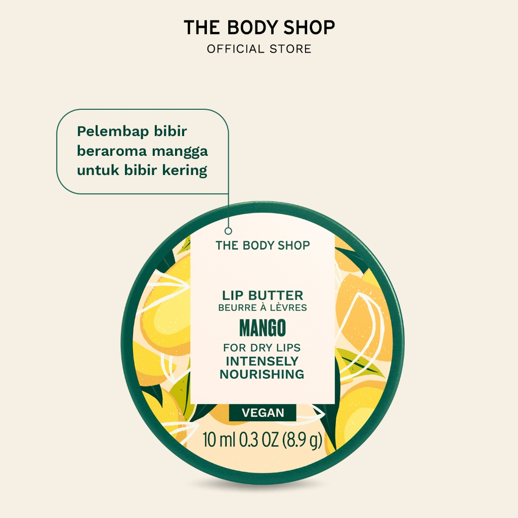 Jual The Body Shop Mango Lip Butter Lip Balm 10ml | Shopee Indonesia