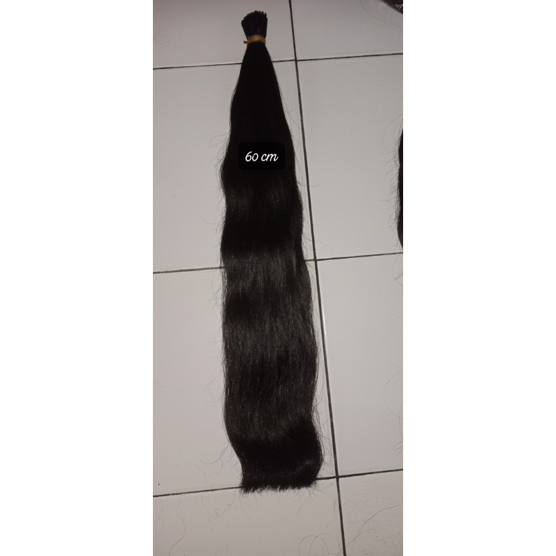 Jual super premium humanhair100%gold hair 50cm dan 60cm per 1 helai ...