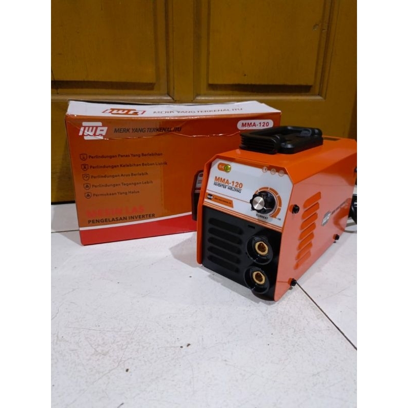 Jual Mesin las Iwa inverter MMA120 A IGBT 450 Watt /travo las Iwa 120A | Shopee Indonesia