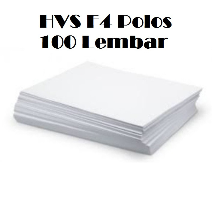 Jual KERTAS HVS F4 Folio Polos 100 Lembar | Shopee Indonesia