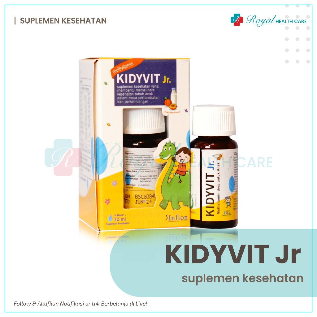 Jual KIDYVIT JR TETES 10ML Efektif Meningkatkan Daya Tahan Tubuh Pada ...