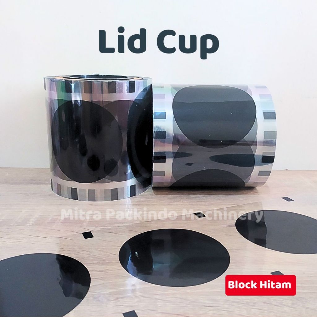 Jual Seal Cup Block Hitam Plastik Lid 1000 Cup | Shopee Indonesia