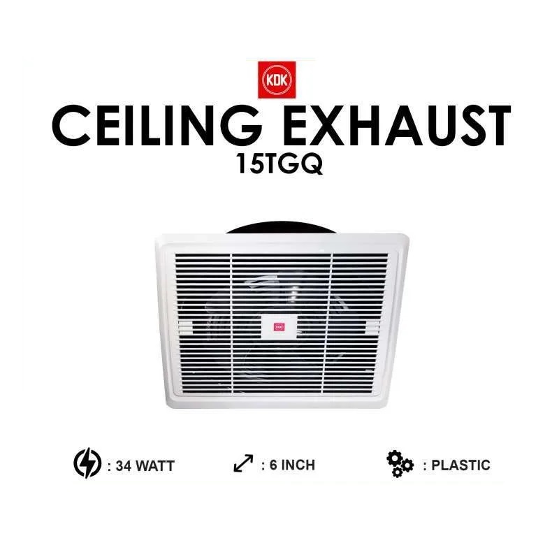 Jual KDK 15TGQ Ceiling Exhaust 6 inch 15-TGQ | Shopee Indonesia