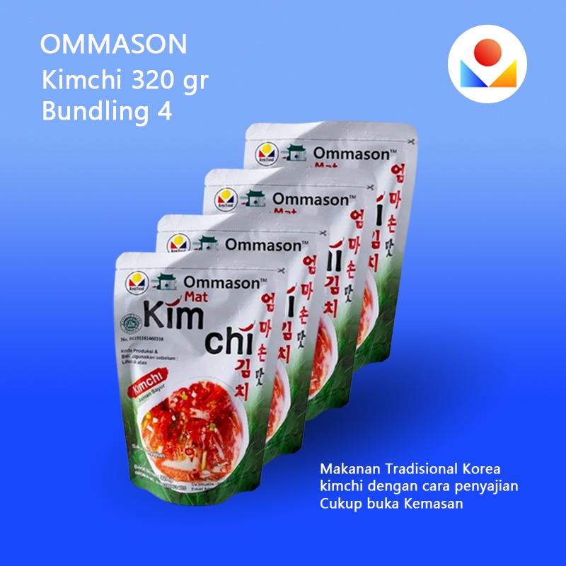 Jual Ommason Kimchi 320gr (4pcs) Makanan Korea | Shopee Indonesia