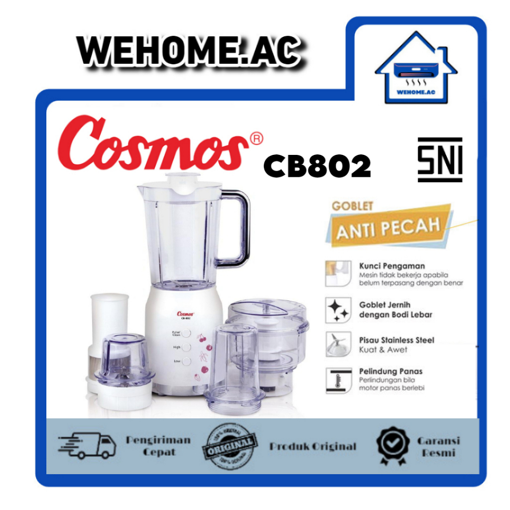 Jual Blender Cosmos CB802/CB832 Blender Cosmos Gelas Plastik Blender ...