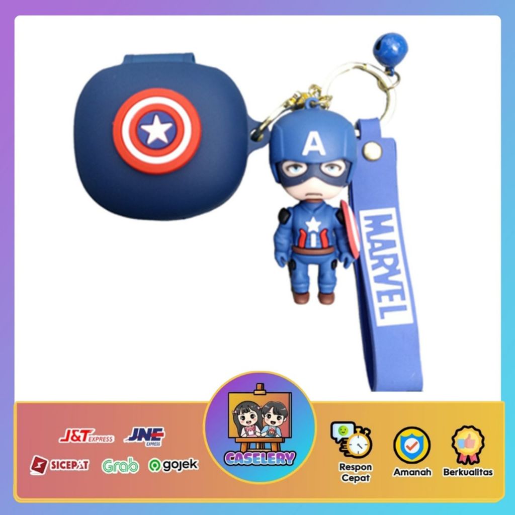Jual [R50i] Case Karakter Soundcore R50i Anker Captain Amerika Premium ...