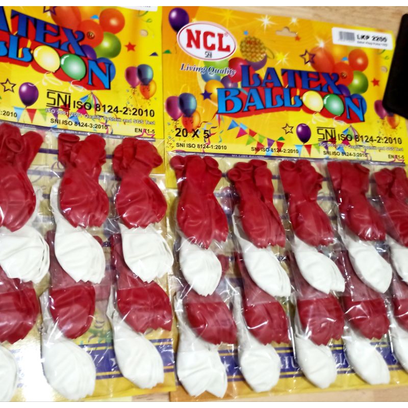 Jual balon merah putih hiasan 17 agustus | Shopee Indonesia