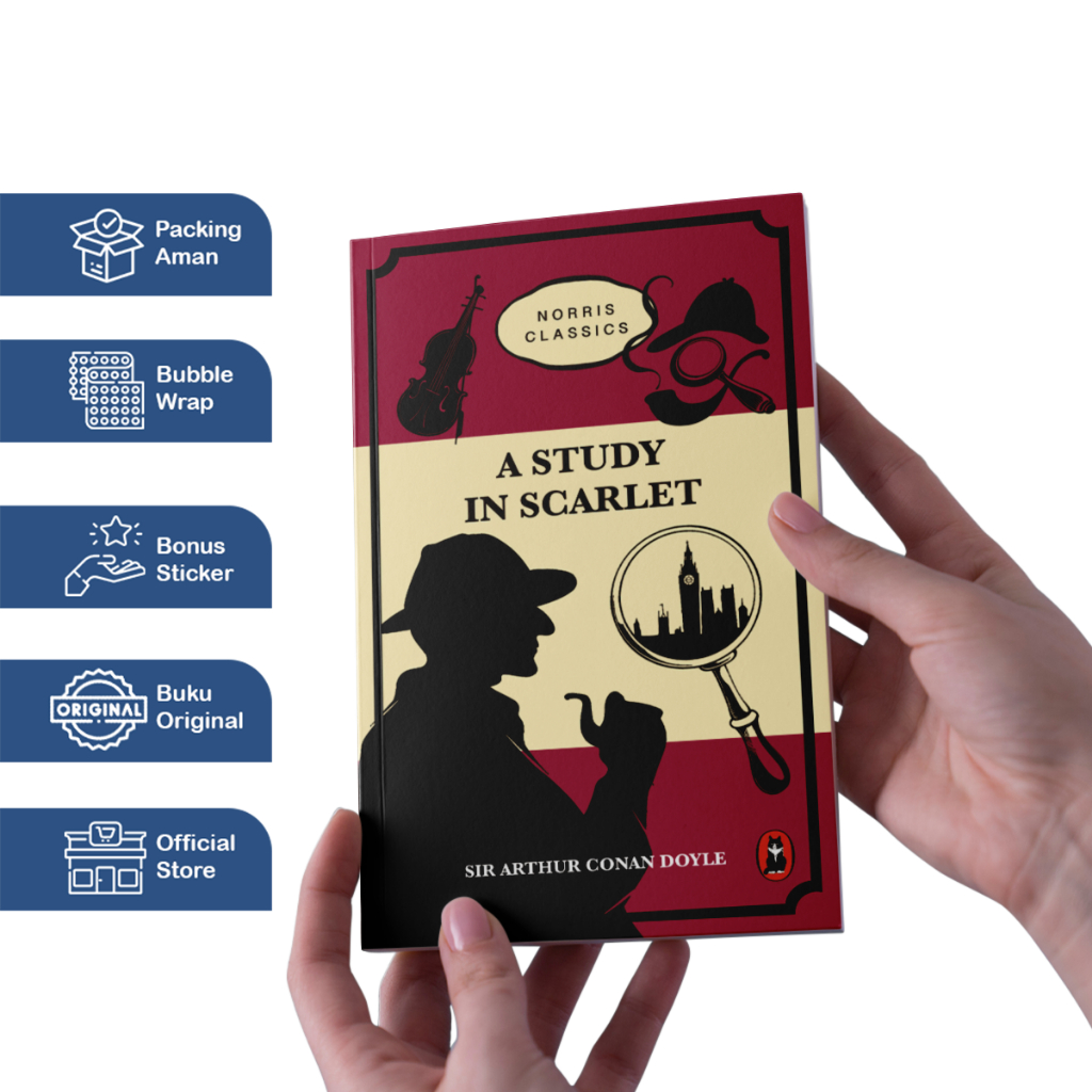 Jual English Version - Buku A Study in Scarlet - Norris Book | Shopee ...