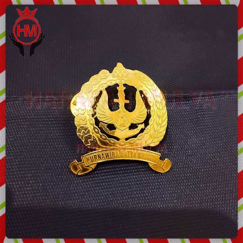 Jual Bross Angkatan Laut Purnawira Satya Bhakti Emblem Lencana TNI AL ...