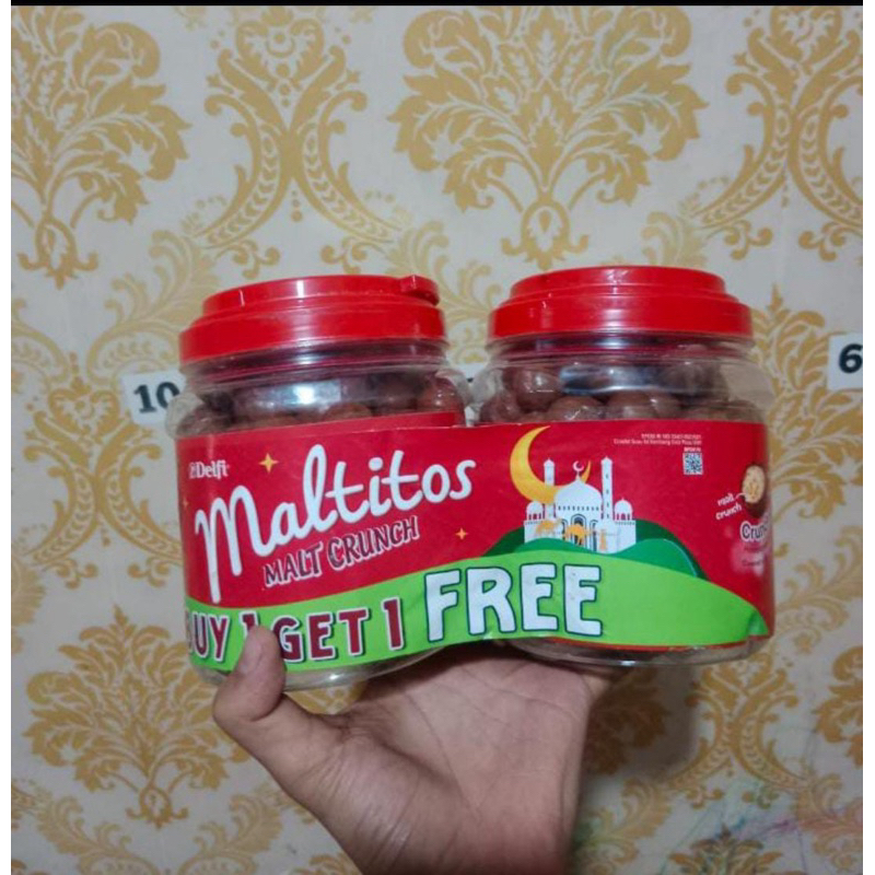Jual Delfi maltitos toples jar malt crunch 300gr buy 1 get 1 rijek ...
