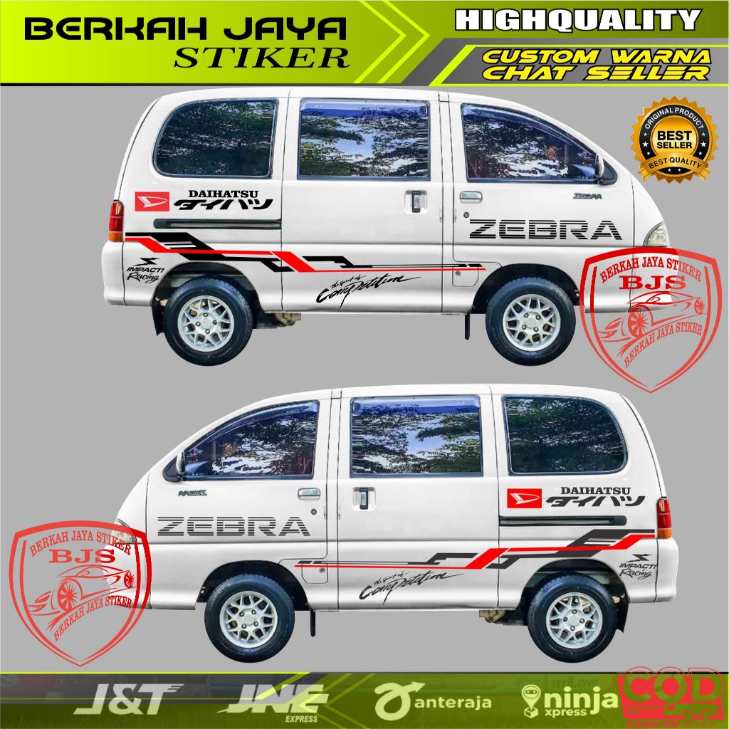 Jual Stiker Sticker Cutting Mobil Lis Variasi Body Samping Zebra Espass ...