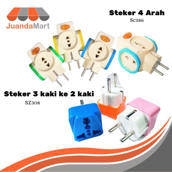 Jual STEKER T ARDE - STEKER 3 KAKI KE 2 KAKI + STEKER SAKLAR / STOP ...