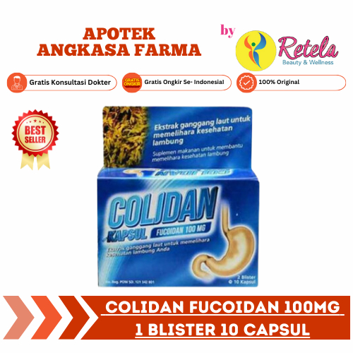 Jual COLIDAN FUCOIDAN 100MG 1 BLISTER 10 CAPSUL | Shopee Indonesia