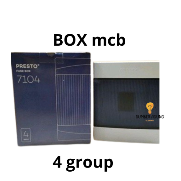 Jual Box MCB 4Grup IB Inbow Merk Presto / Pengaman Mcb | Shopee Indonesia