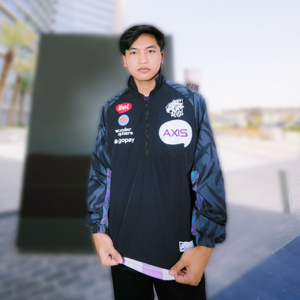 Jual EVOS HALF ZIP SPONSORED JACKET | Shopee Indonesia