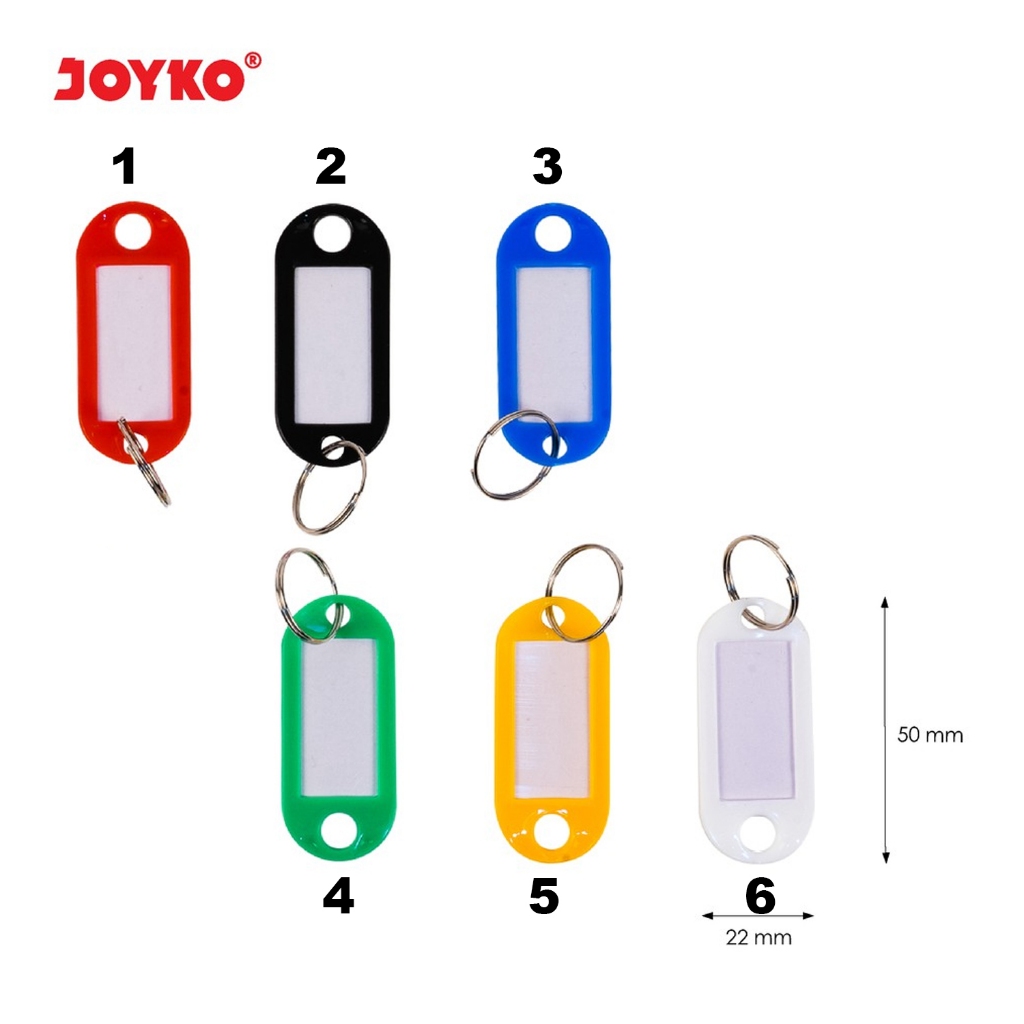 Jual Joyko Key Ring Warna KR-9 isi 30 / Gantungan Kunci / Label Nama ...