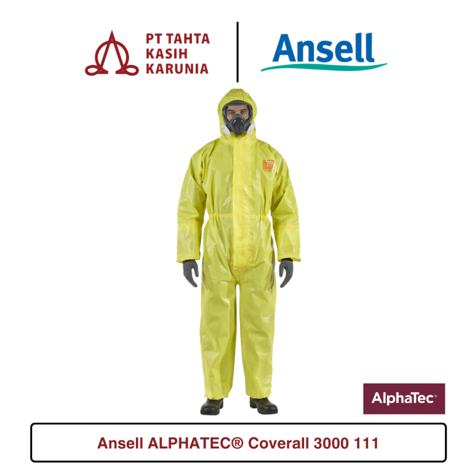 Jual Ansell ALPHATEC® Coverall 3000 111 MICROGARD® Hazmat Suit (APD ...