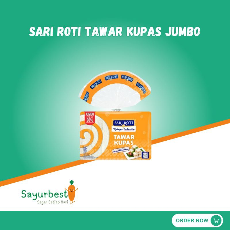 Jual Sari Roti Tawar Kupas Jumbo 300gr | Shopee Indonesia