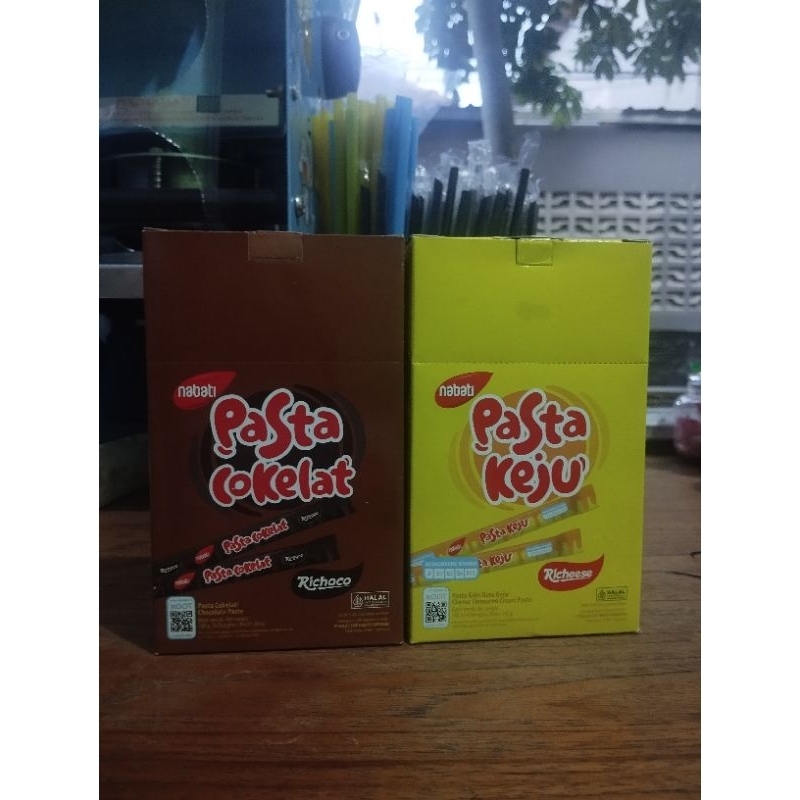 Jual RICHEESE NABATI PASTA KEJU & PASTA COKLAT ISI 30 PAK 180 GRAM ...