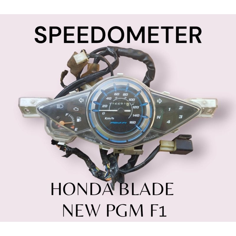 Jual speedometer kilometer odometer honda blade new pgm f1 | Shopee ...