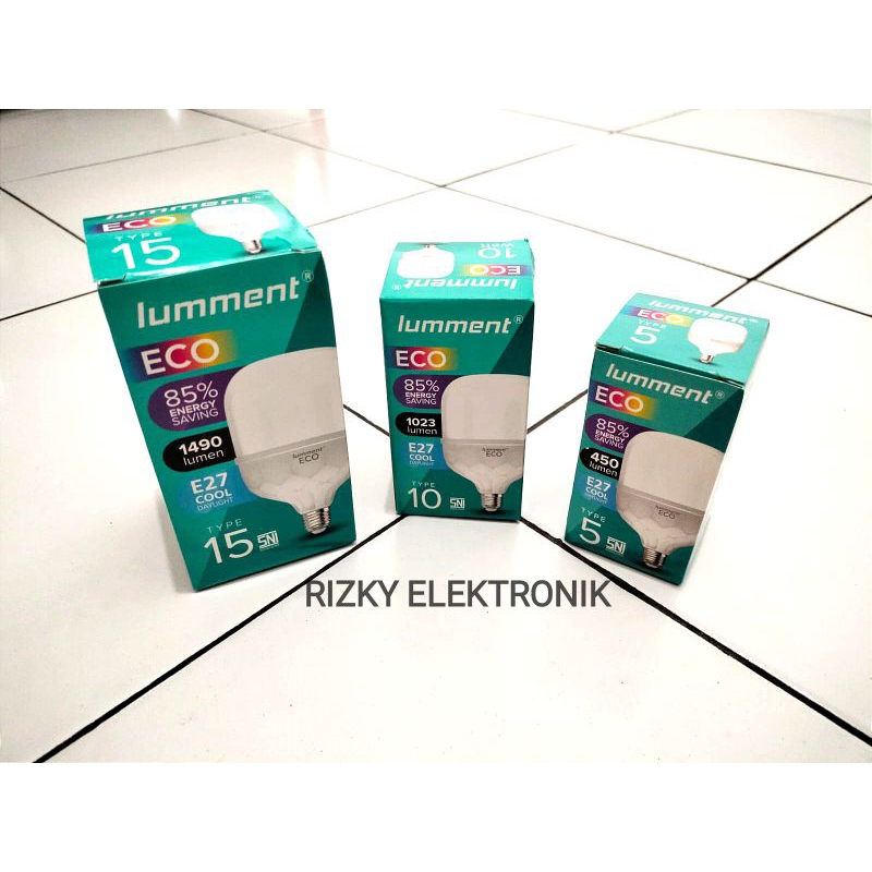 Jual Lampu Bohlam LED Lumment ECO Type 5 10 15 20 30 40 Tabung T Bulb ...