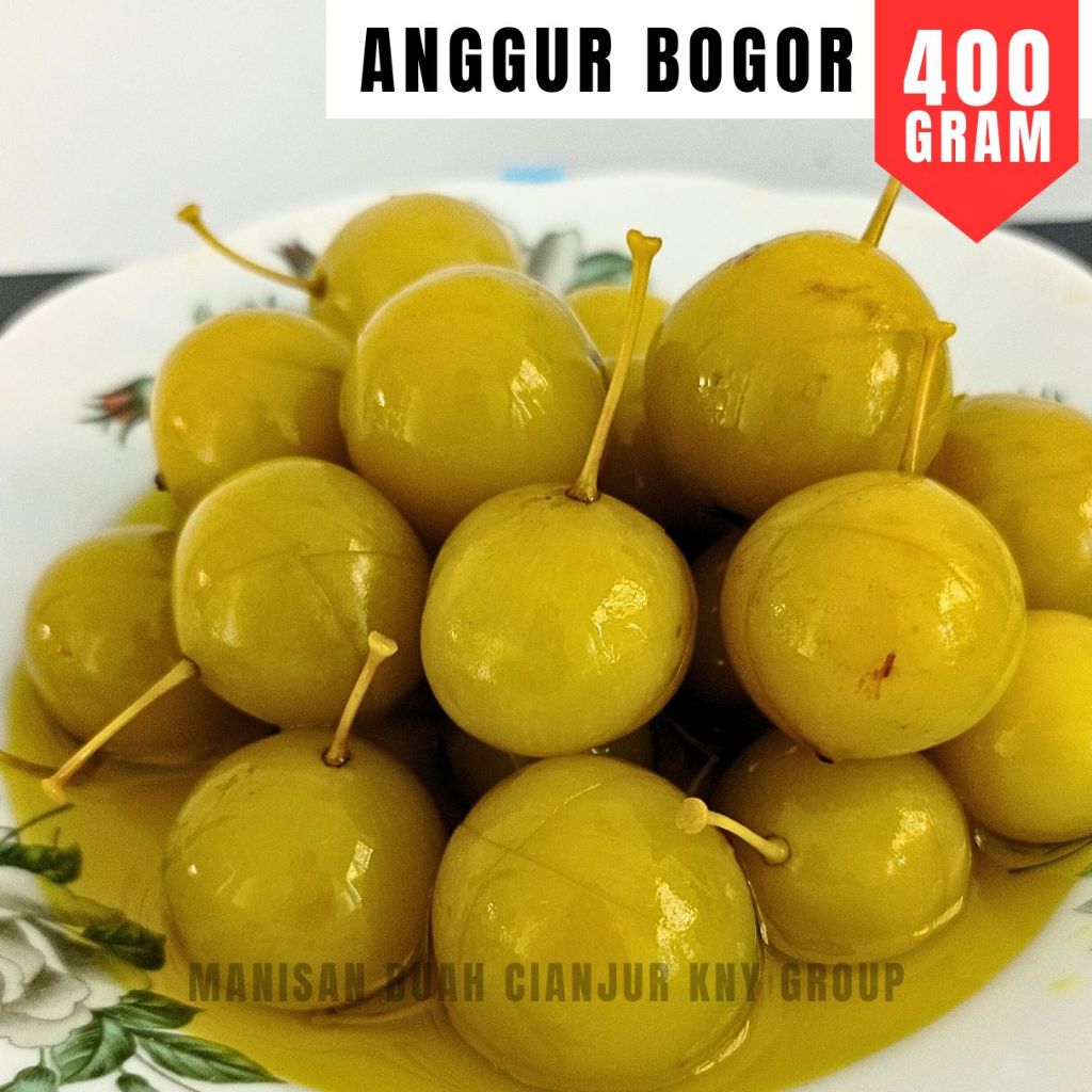 Jual ANGGUR BOGOR 400 GRAM CANAR MANISAN BUAH ASINAN BUAH | Shopee ...