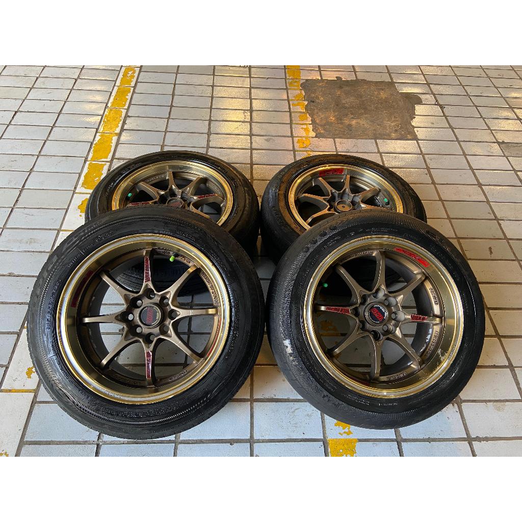 Jual VELG MOBIL BEKAS CE28 RING 15 LEBAR 7-8,5 PCD 4X100-4X114 ET 38-30+BAN DLP(2) BS(1) 185 65 ...