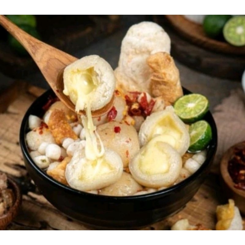 Jual Baso Aci Isi Kezu Mozarella isi 6 butir enak lezat nikmat guys ...