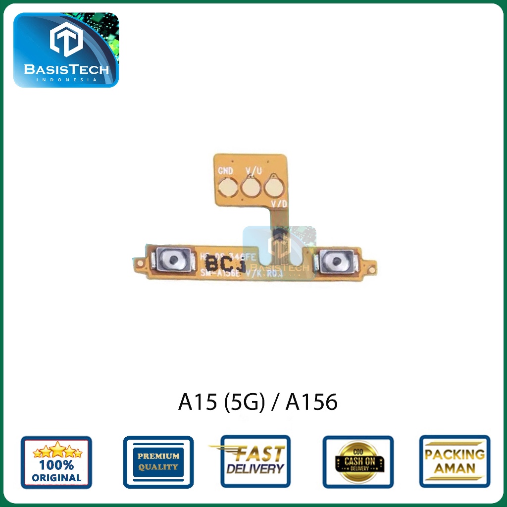 Jual FLEXIBLE VOLUME SAMSUNG A15 5G - A156 ORIGINAL QUALITY | Shopee ...