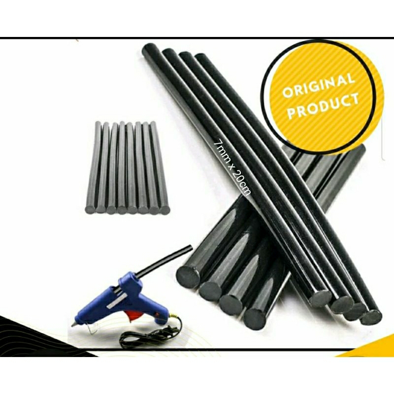 Jual Lem Bakar Hitam kecil 7mm x 20cm Lem Bakar Ajaib Jerman Hitam Lem ...