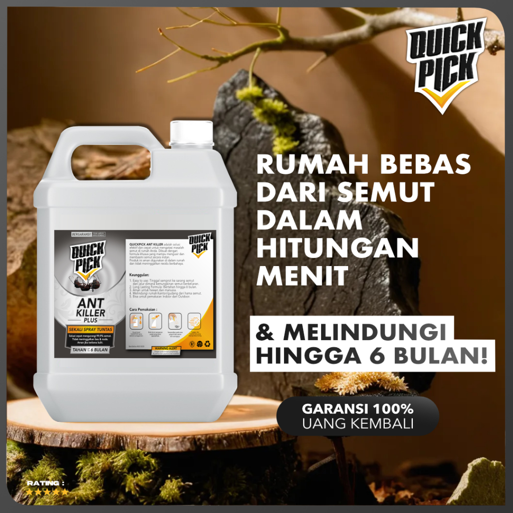 Jual SPRAY ANTI SEMUT QUICKPICK (GRATIS 250ML) Ant Revolver 100ML 250ML ...