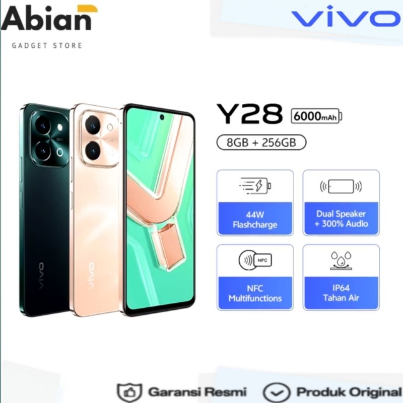 Jual VIVO Y28 NFC {6GB/128GB} {8GB/128GB} {8GB/256GB} GARANSI RESMI VIVO | Shopee Indonesia