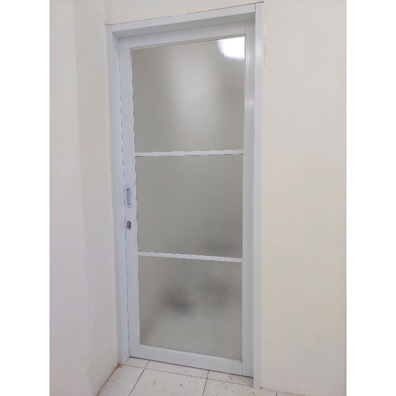 Jual Custom PO 1 Set Kusen Pintu Kaca Sliding Alumunium Forta Inkalum ...