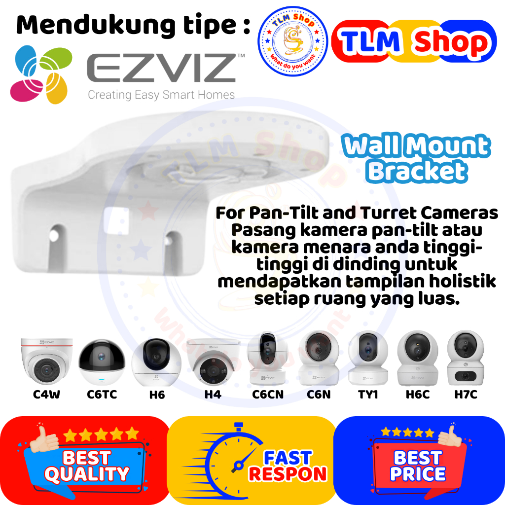 Jual Ezviz Braket Dinding Cctv Indoor Ezviz / Bracket Wall Mount ...