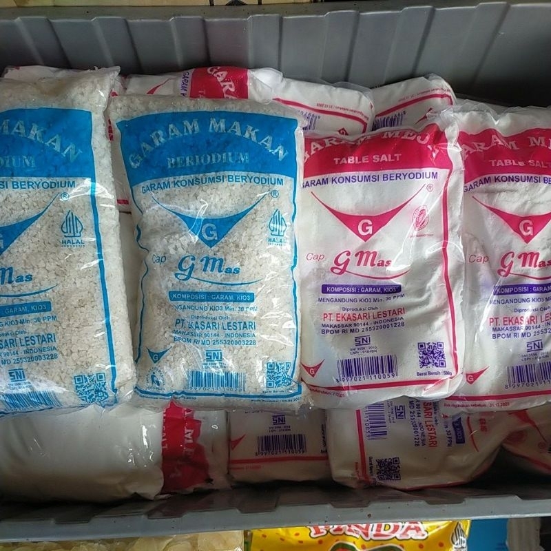 Jual GARAM MEJA CAP GMAS 500G | Shopee Indonesia
