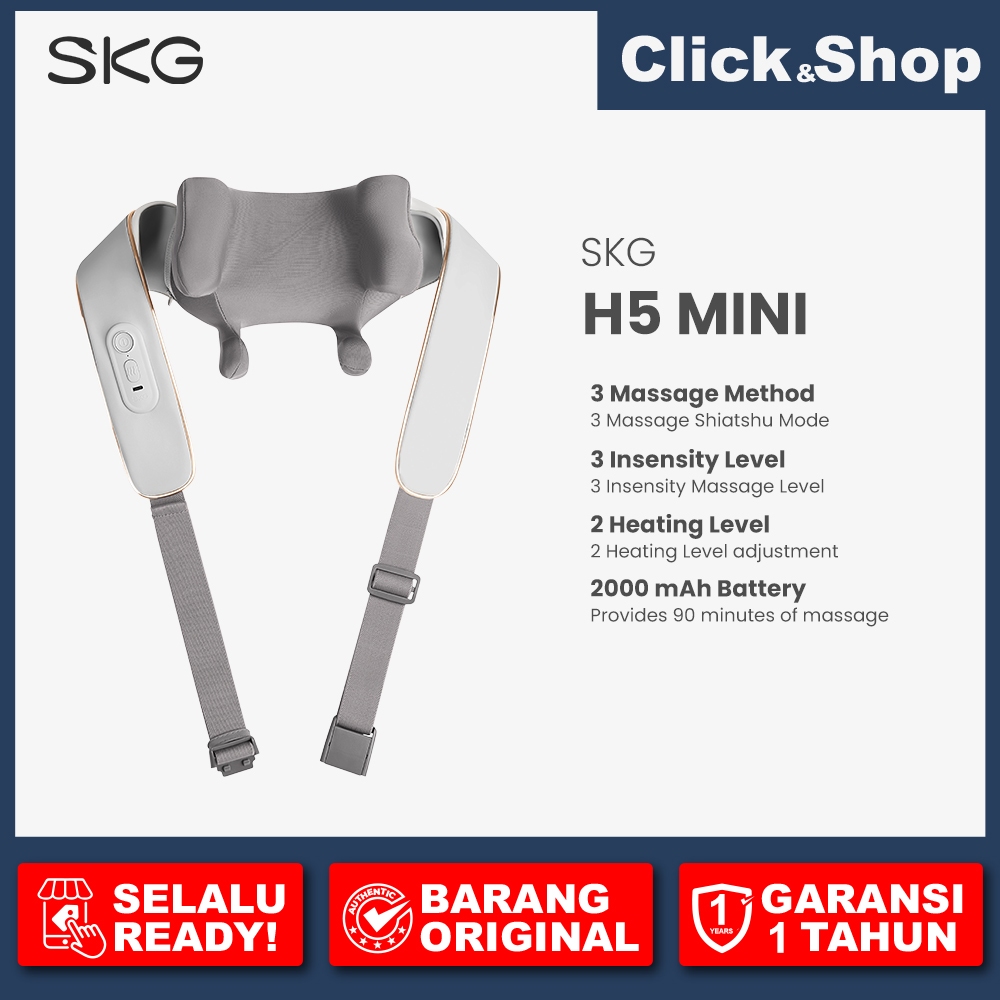 Jual SKG H5 H-5 MINI Alat Pijat Leher Pundak Bahu Punggung Neck Massage | Shopee Indonesia
