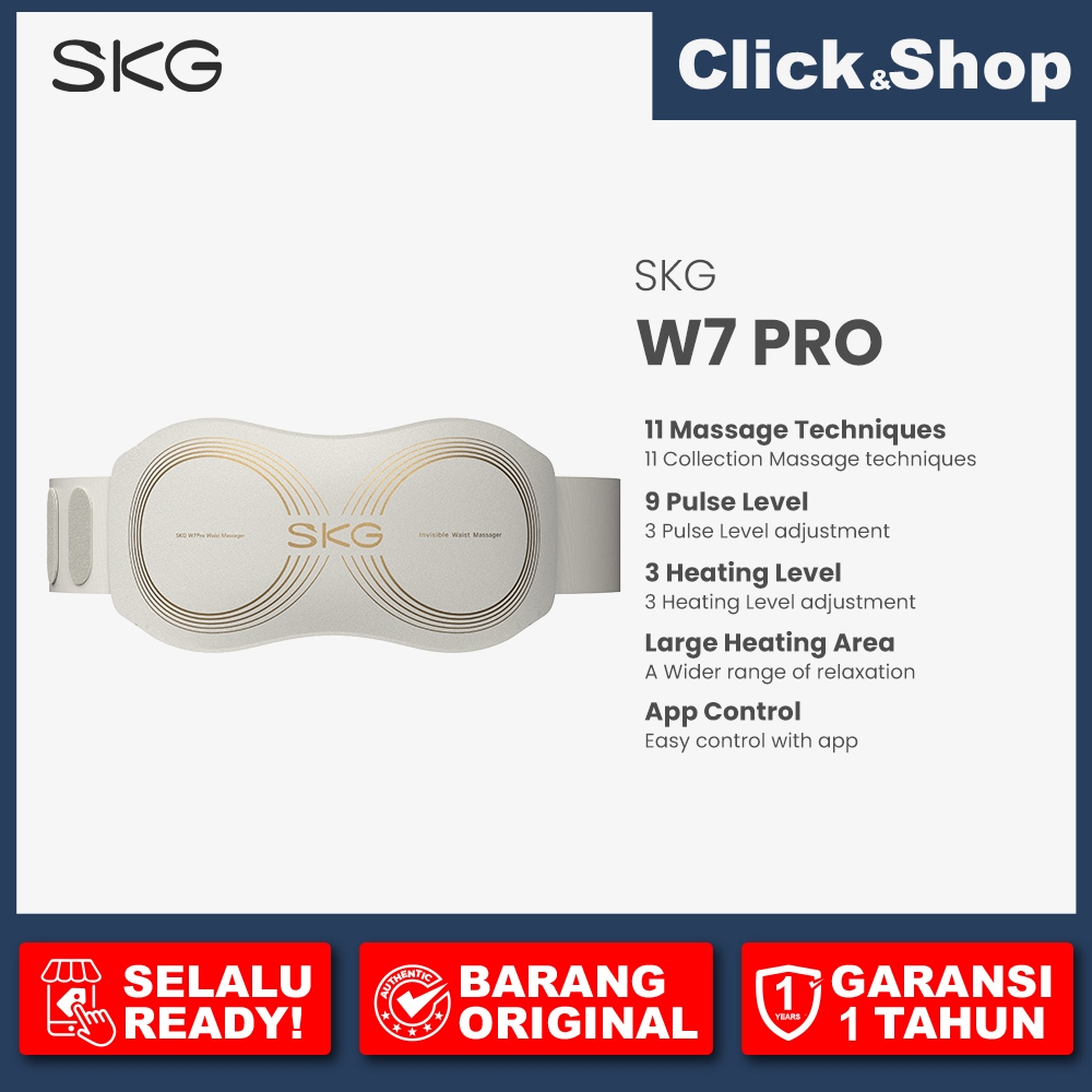 Jual SKG W7 PRO Alat Pijat Pinggang Elektrik Alat Pijat Pinggul Elektrik Back Massager Pemanas ...