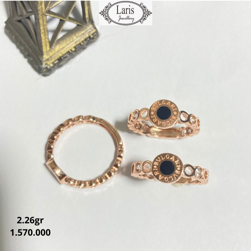Jual LarisJewellery//cincin model bulat variasi //9k | Shopee Indonesia