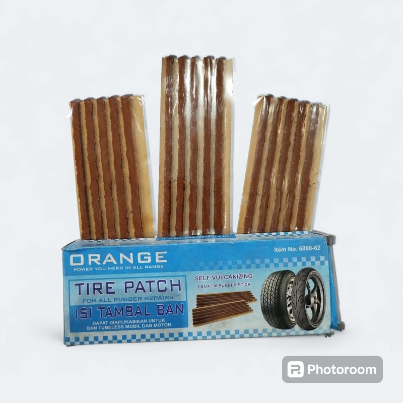 Jual Karet cacing tambal ban tubles ORANGE | Shopee Indonesia
